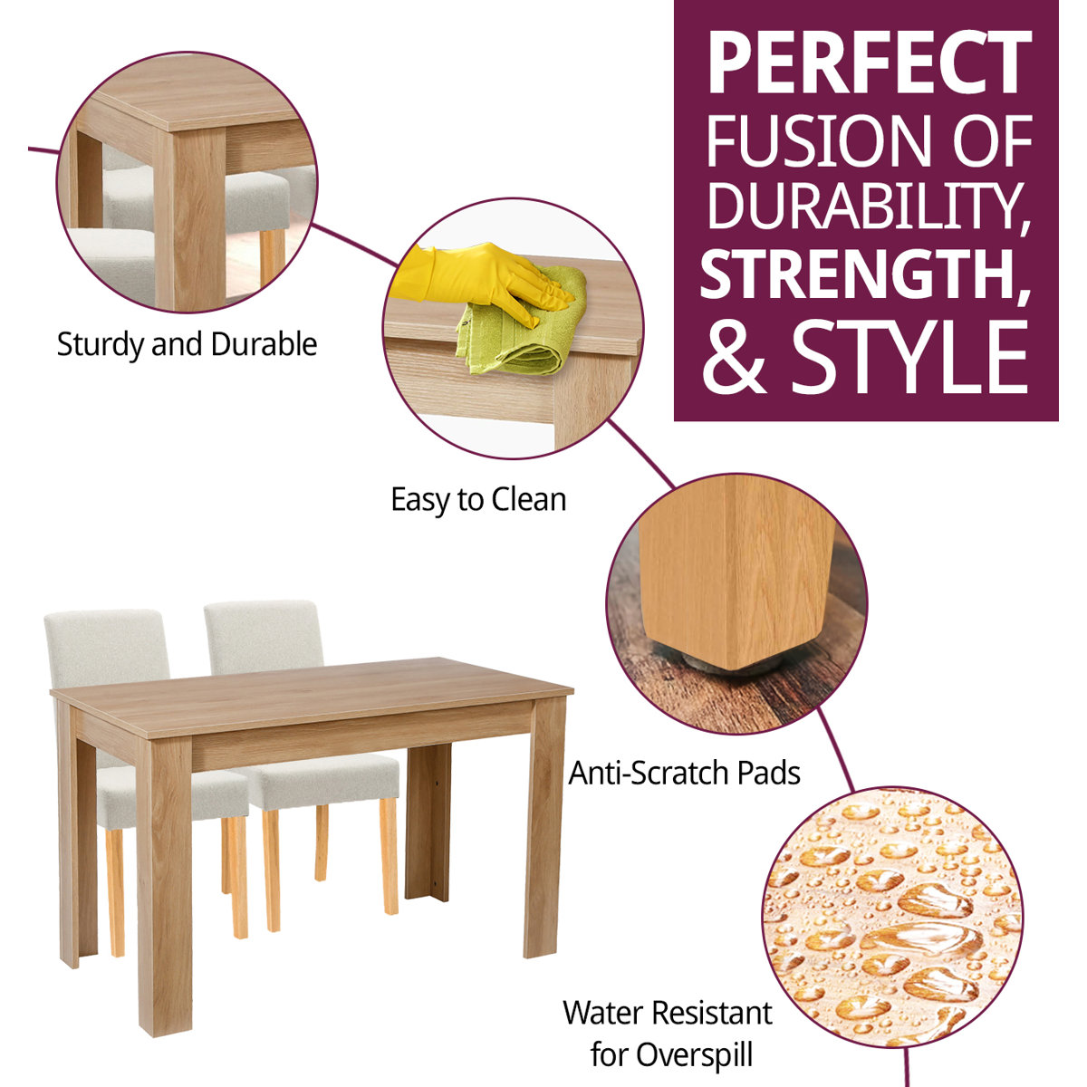 Alpen Home Ludden 6 - Person Dining Set & Reviews | Wayfair.co.uk