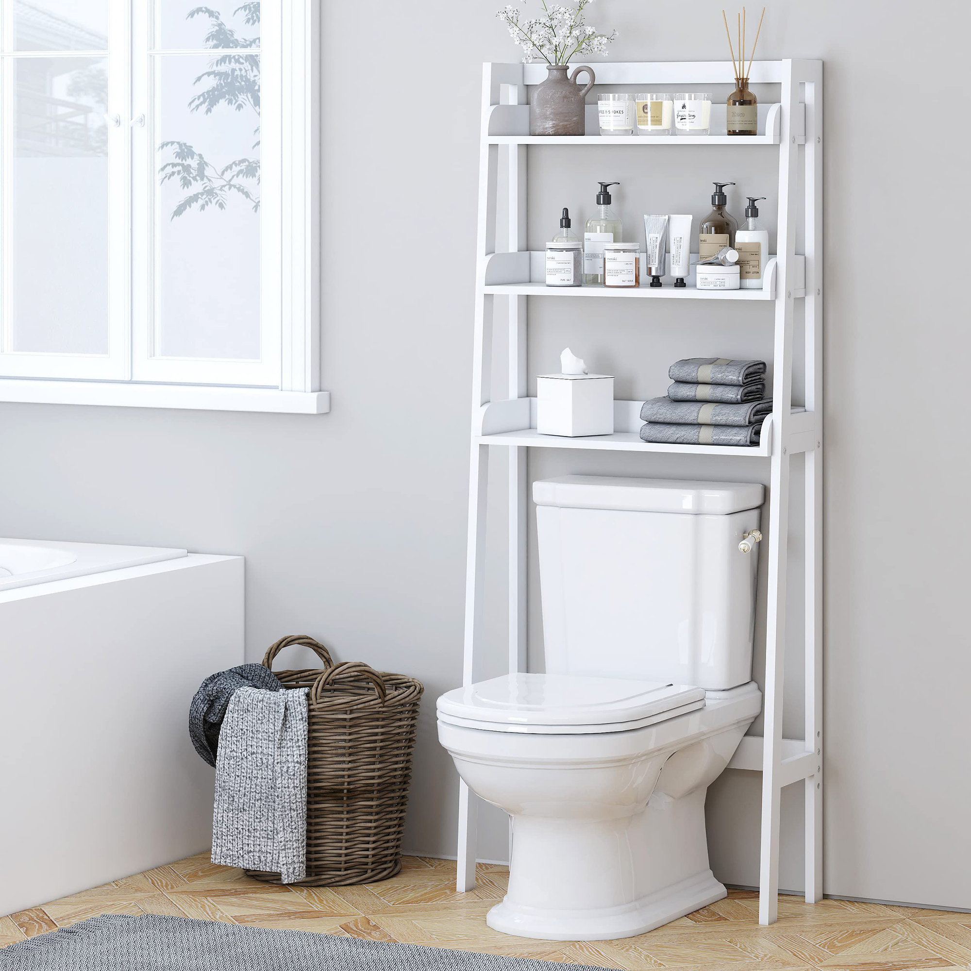 Rebrilliant 3-Tier Bathroom Storage Rack Above Toilet - Wayfair Canada