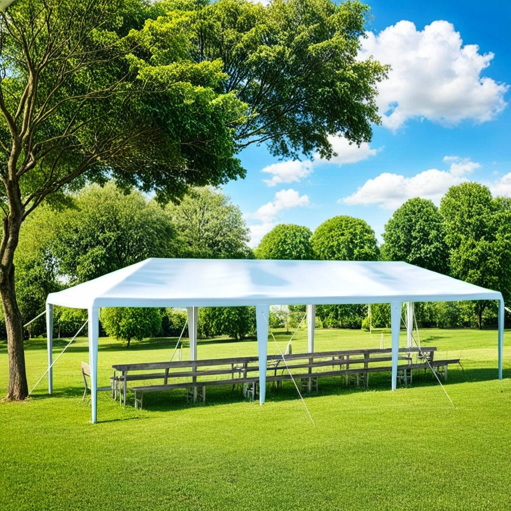 Bantam Interiors 29 Ft. W x 9 Ft. D Iron Party Tent | Wayfair