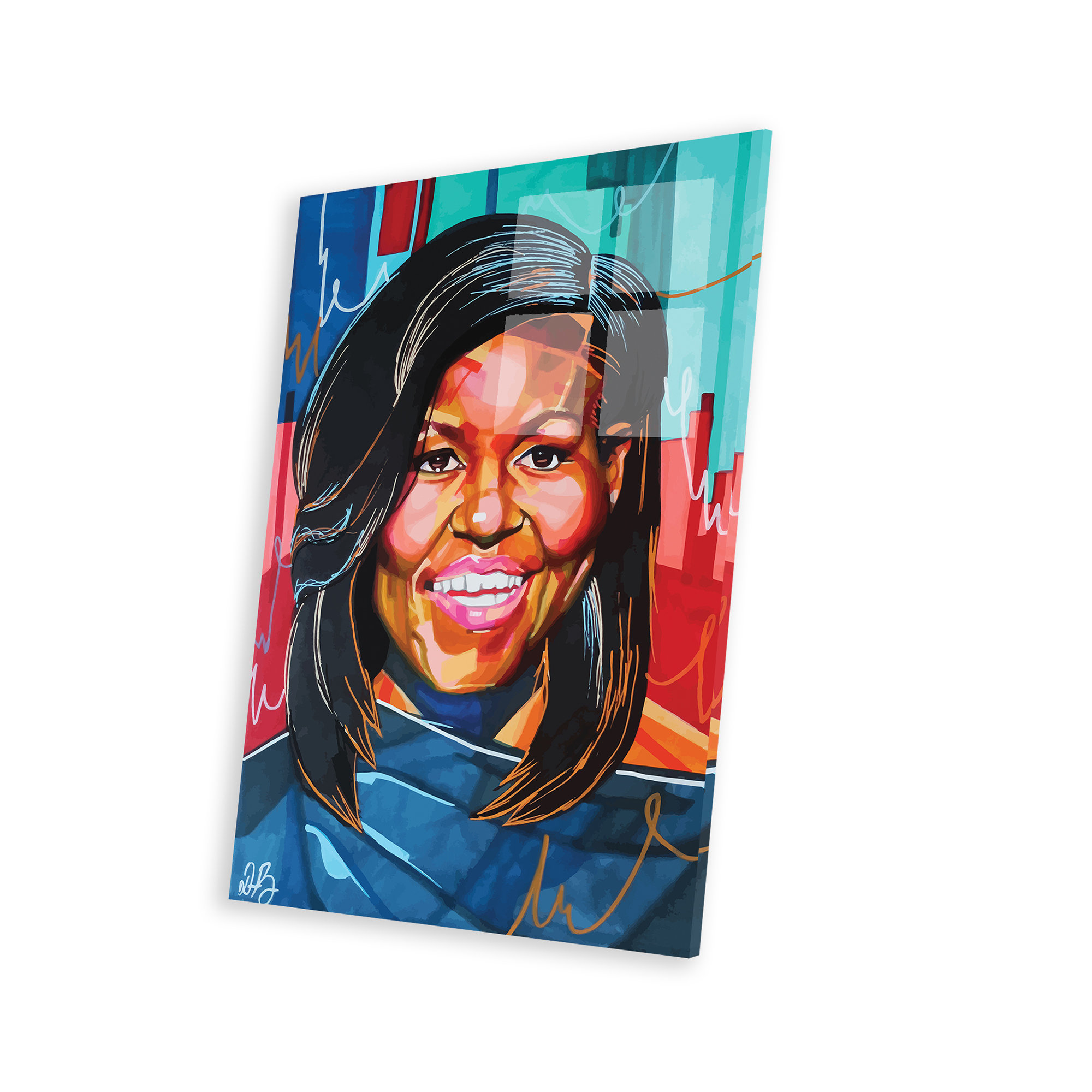 Mercer41 Michelle Obama by Domonique Brown - No Frame Print | Wayfair