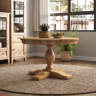 August Grove® Solid Wood Round Dining Table & Reviews | Wayfair