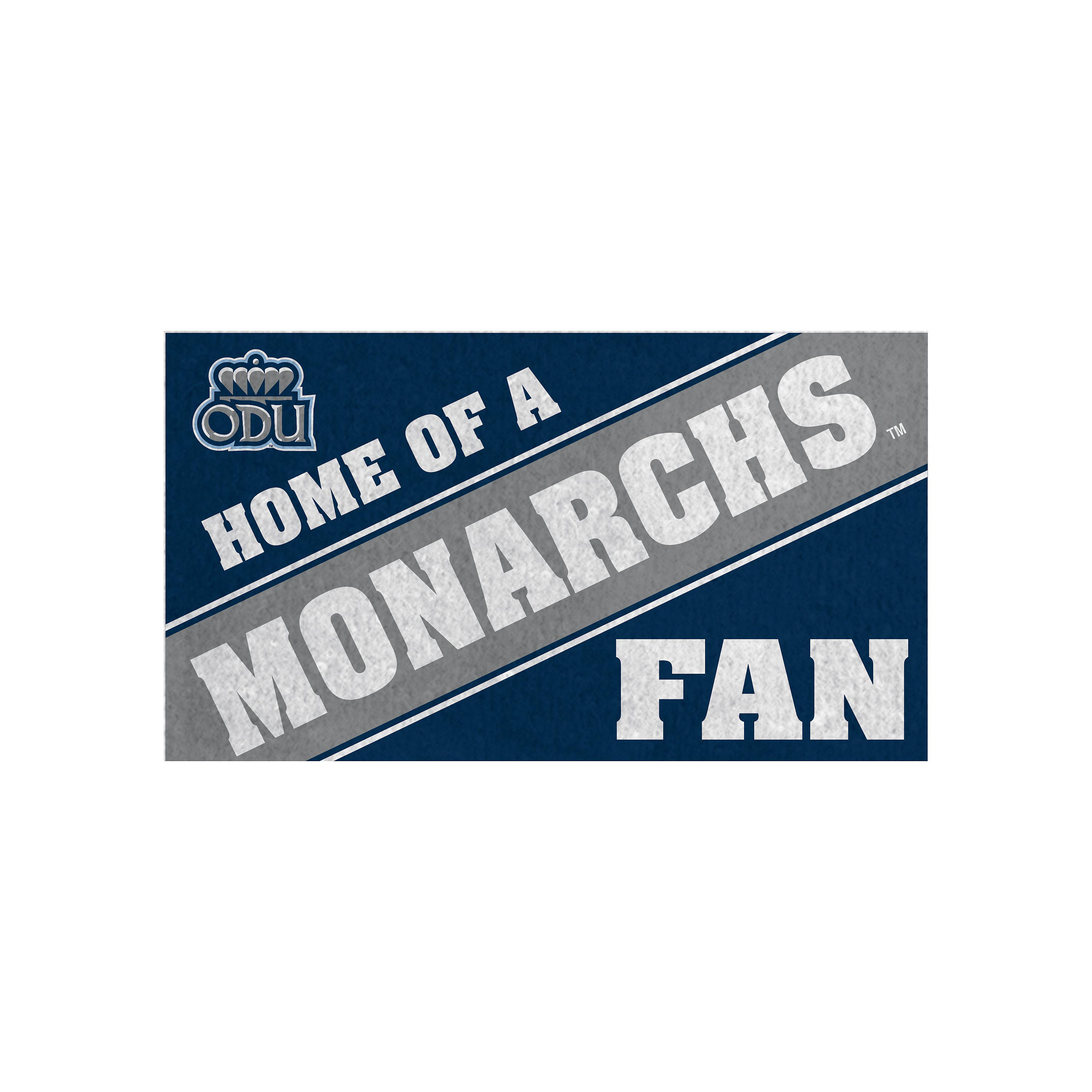 Ebern Designs Old Dominion University, PVC Mat COLOR, Home of a Fan ...
