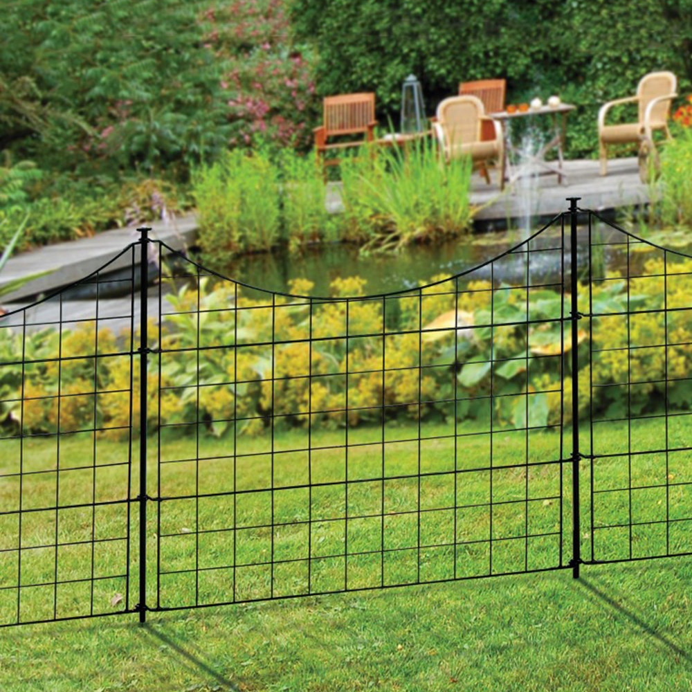 Zippity Outdoor Products 25in H (5 Fence Panels) No Dig Easy Install ...