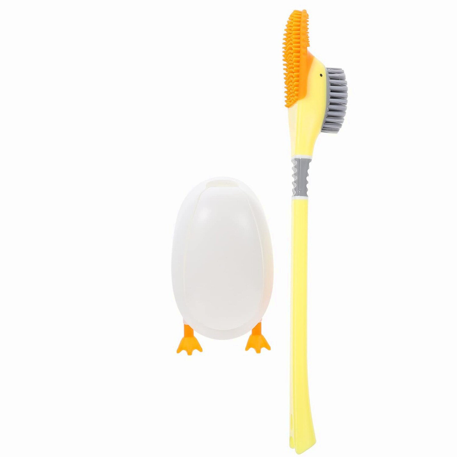 Trinx FlexiScrub Wall-Mounted Silicone Brush Set - Ultimate Bathroom ...