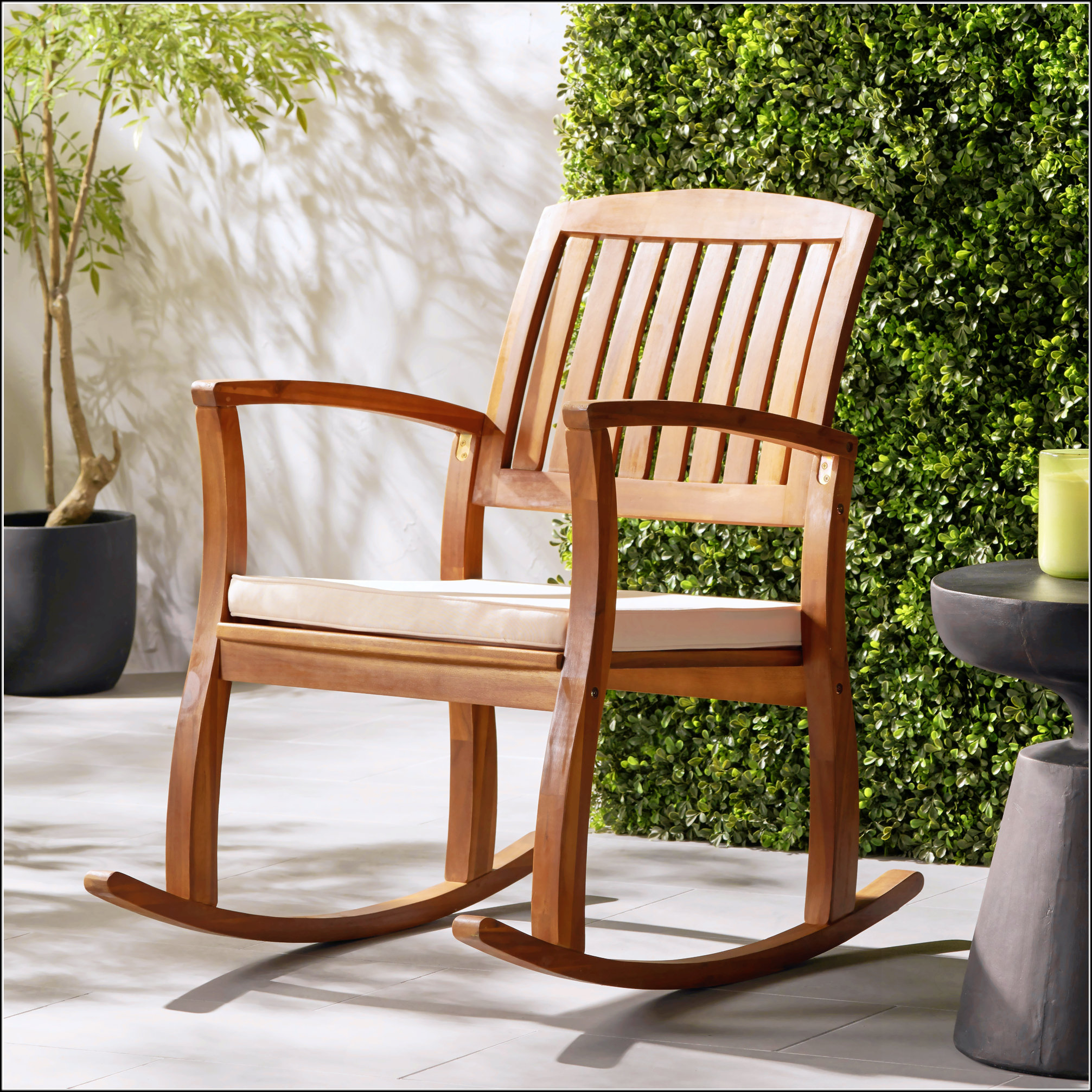 Lark Manor™ SELMA ROCKING CHAIR WITH CUSHION | Wayfair