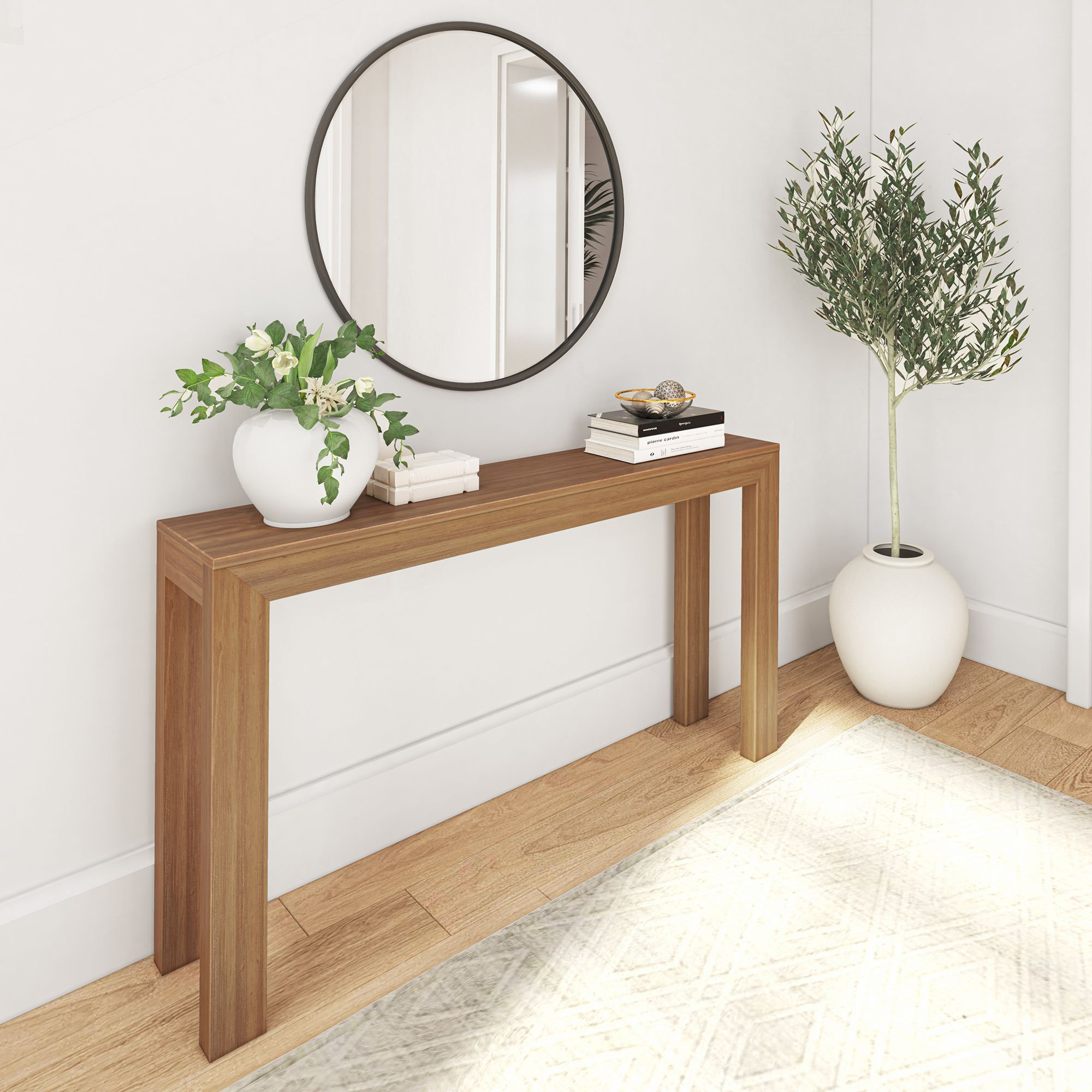 Wade Logan Bahez Solid Wood Console Table & Reviews - Wayfair Canada