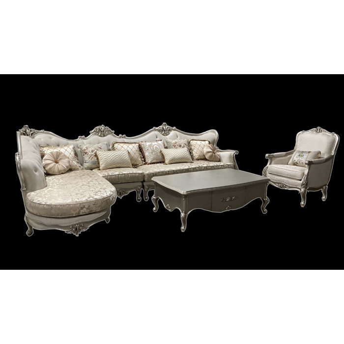 InfinityFurnitureImport Infinity 3 Piece Sectional Living Room Set ...