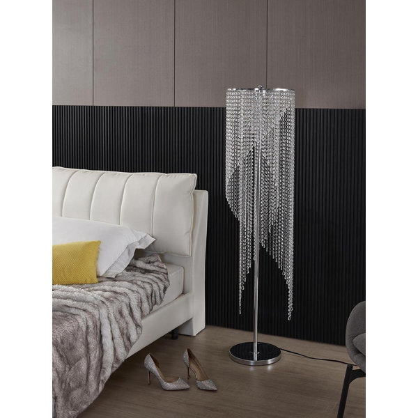 Rephen Crystal Floor Lamp, Elegant Rain Lamp, Modern Lava Lamp For ...
