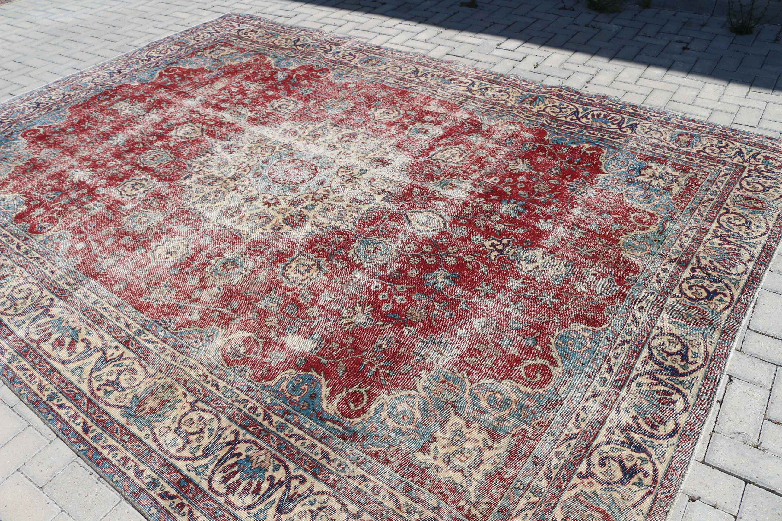 kayra export Oversize Beige Turkish Oushak Rug with Vintage Bohemian ...