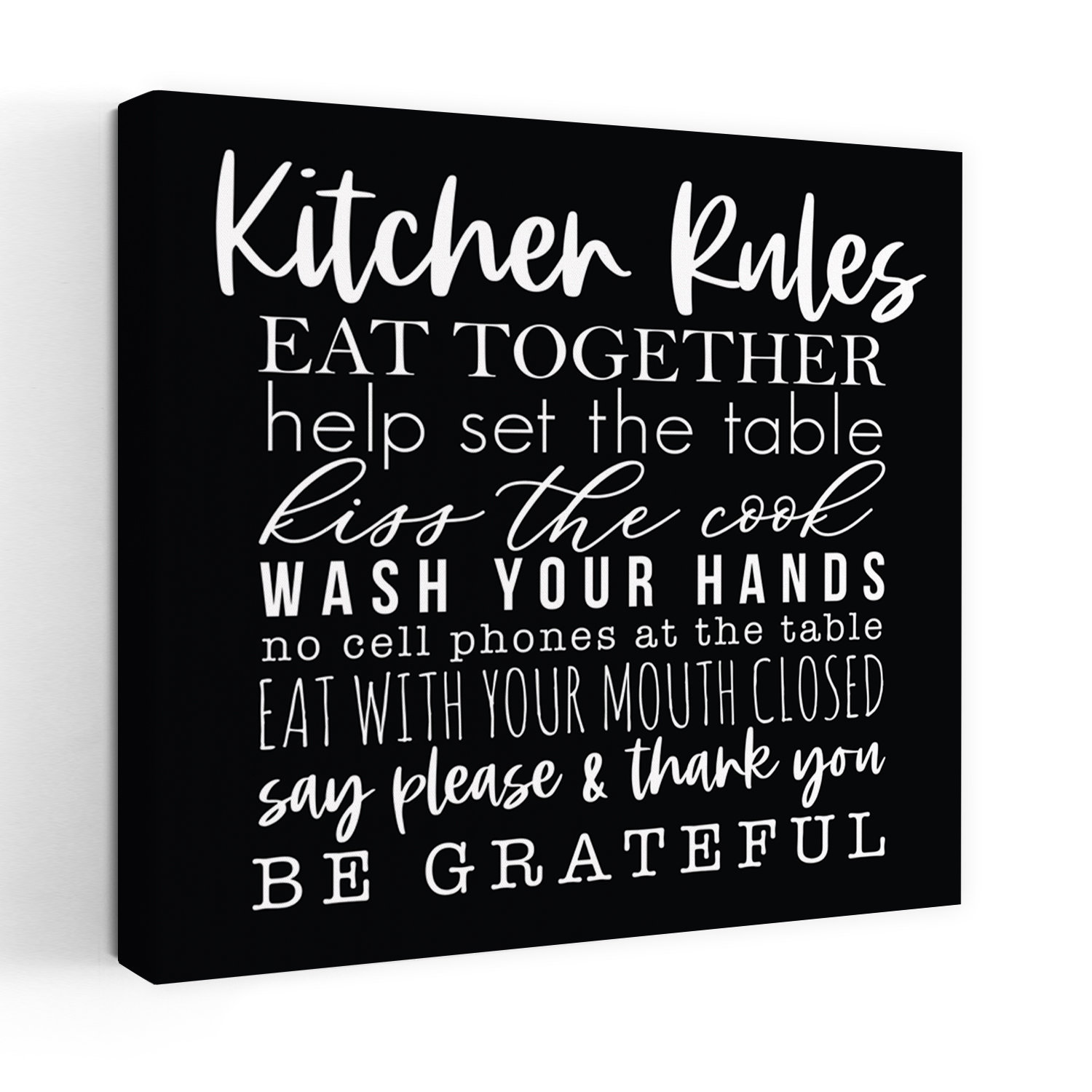 Trinx Contemporary Kitchen Rules With Kitchen Kitchen Rules Art | Wayfair