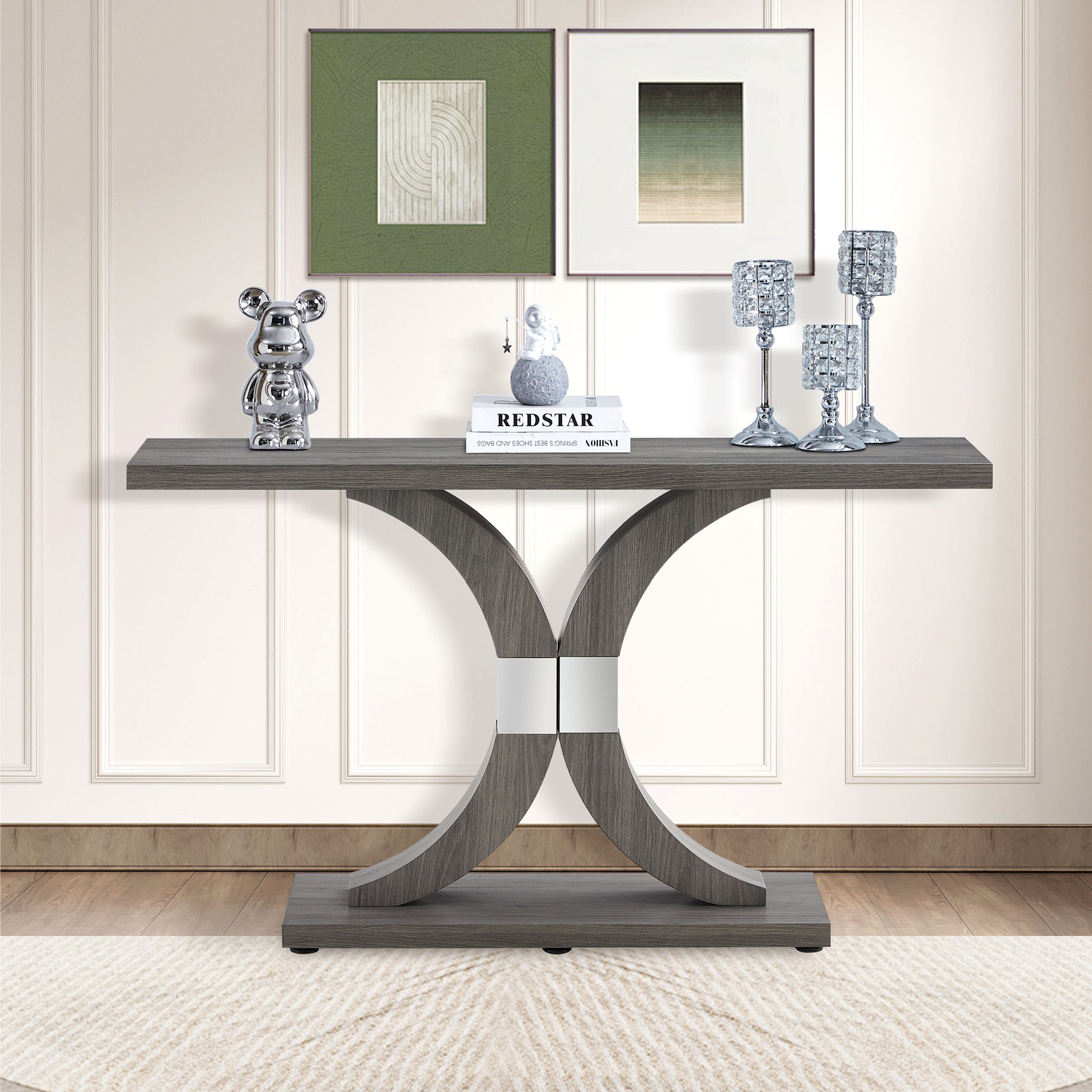 Ivy Bronx Liuben 55'' Console Table | Wayfair