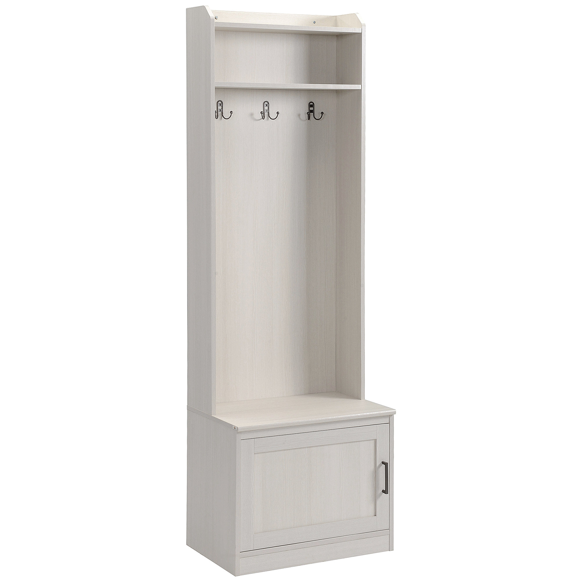 DAPPER DOODLES INC Rustic Hall Tree With Shoe Storage Bench, Entryway ...