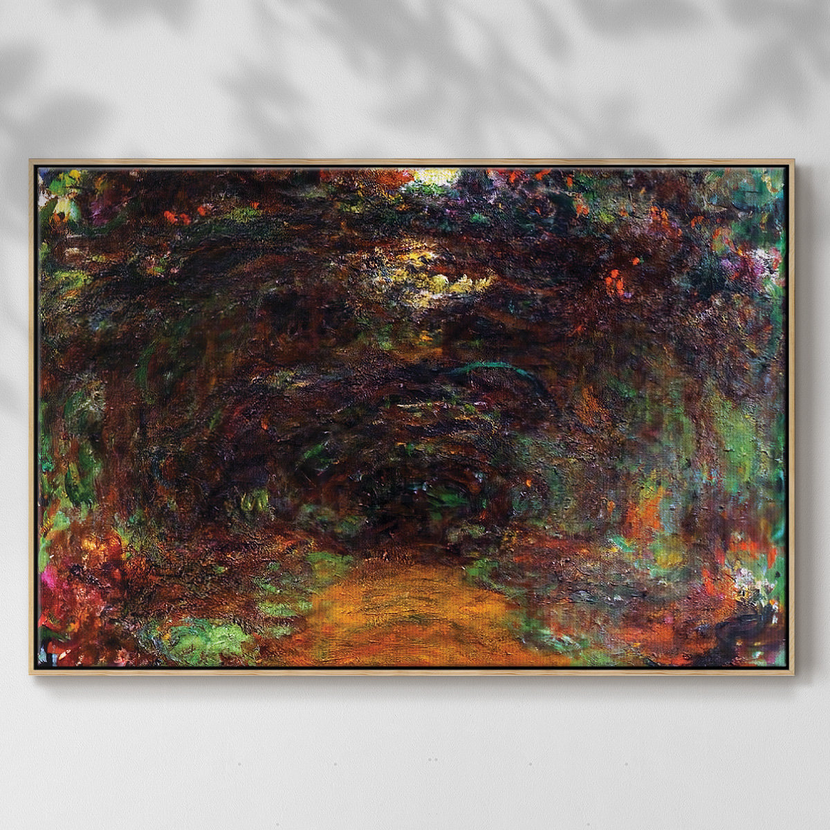 Wexford Home Path under the Rose Trellises, Giverny, 1920 Framed ...