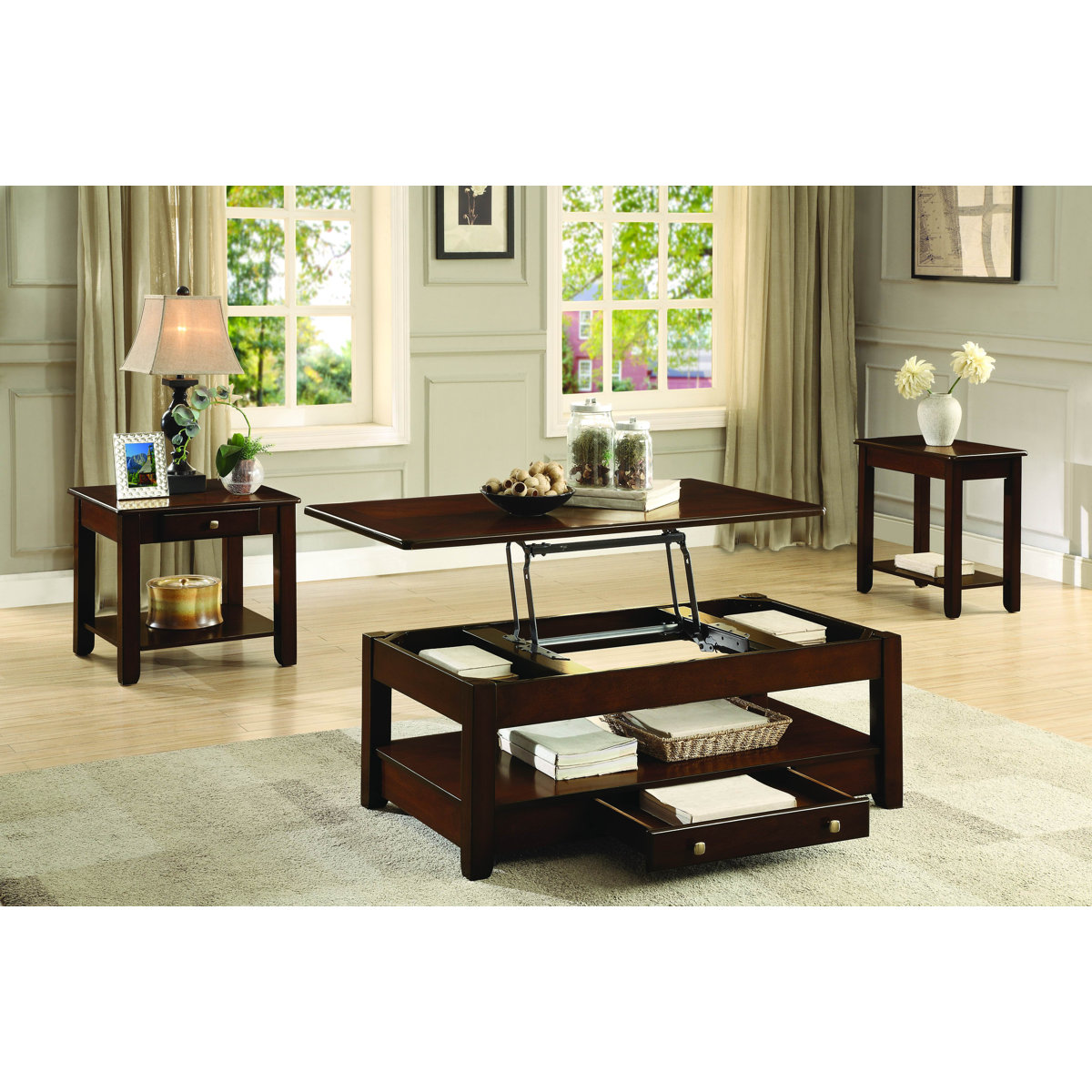 Darby Home Co Medora Lift Top 4 Legs Coffee Table & Reviews | Wayfair