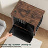 Tucker Murphy Pet™ 39" Large Dog Crate Furniture With Removable Top ...