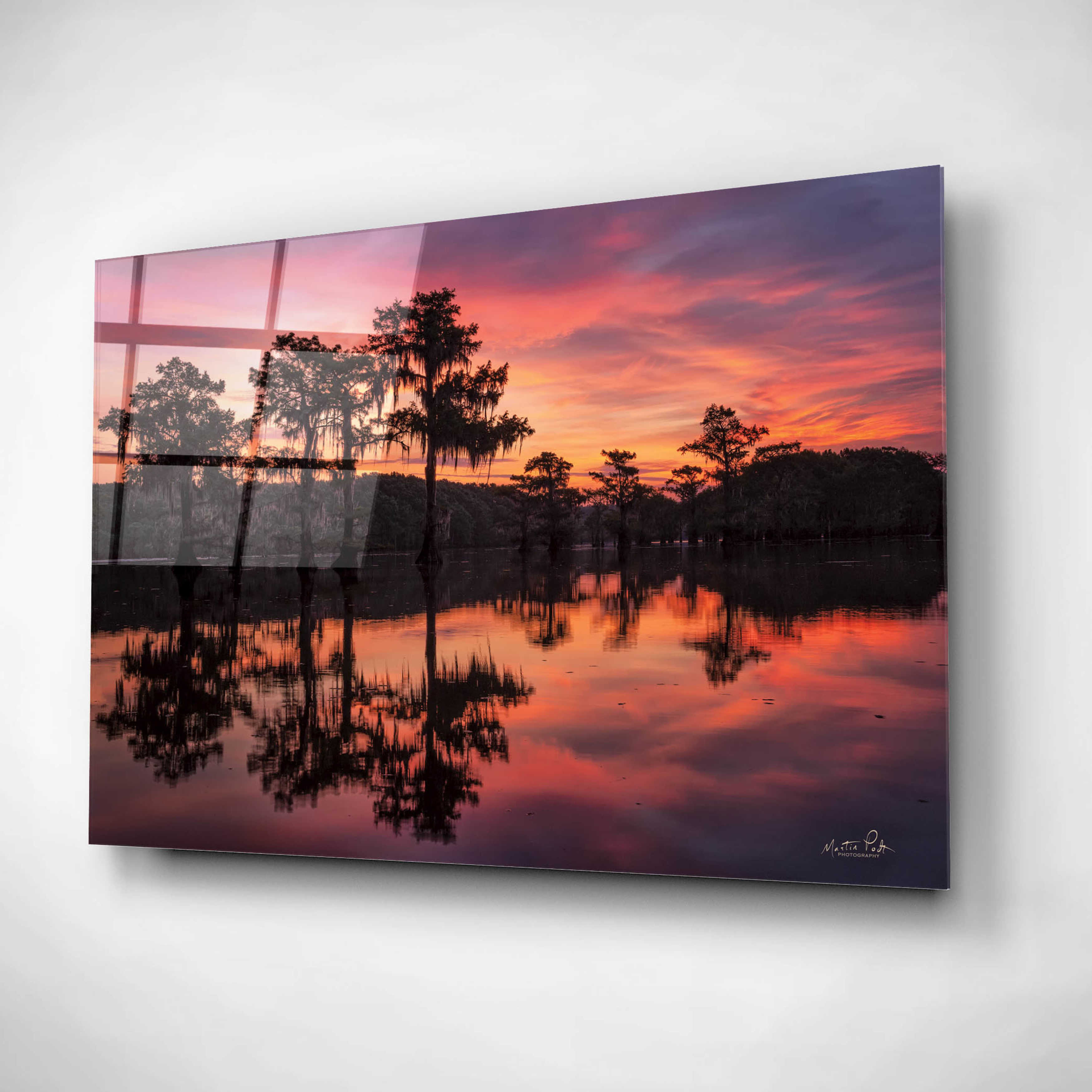 Latitude Run® Epic Art 'Swamp On Fire' By Martin Podt, Acrylic G Swamp ...