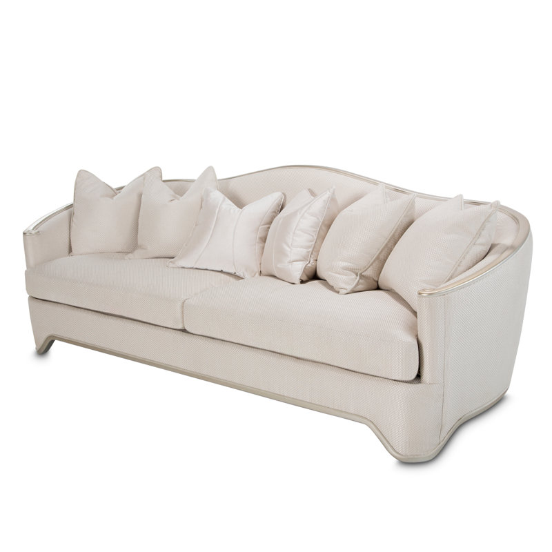 Michael Amini London Place 105'' Recessed Arm Sofa | Wayfair