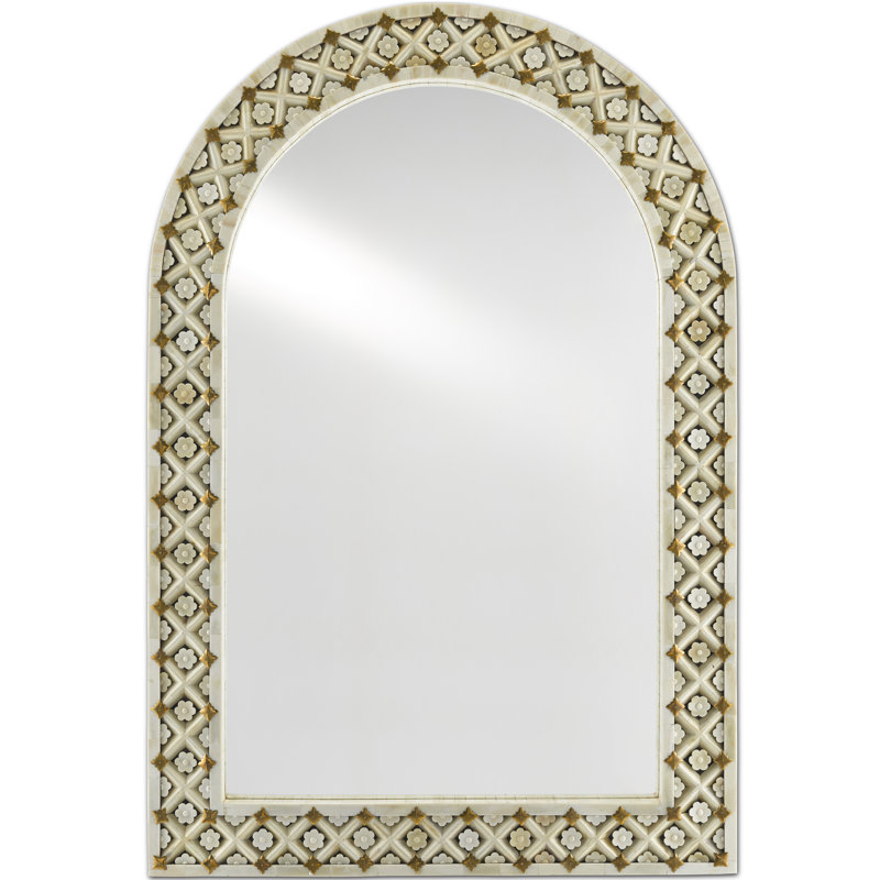 Currey & Company Ellaria Bone Wall Mirror | Perigold