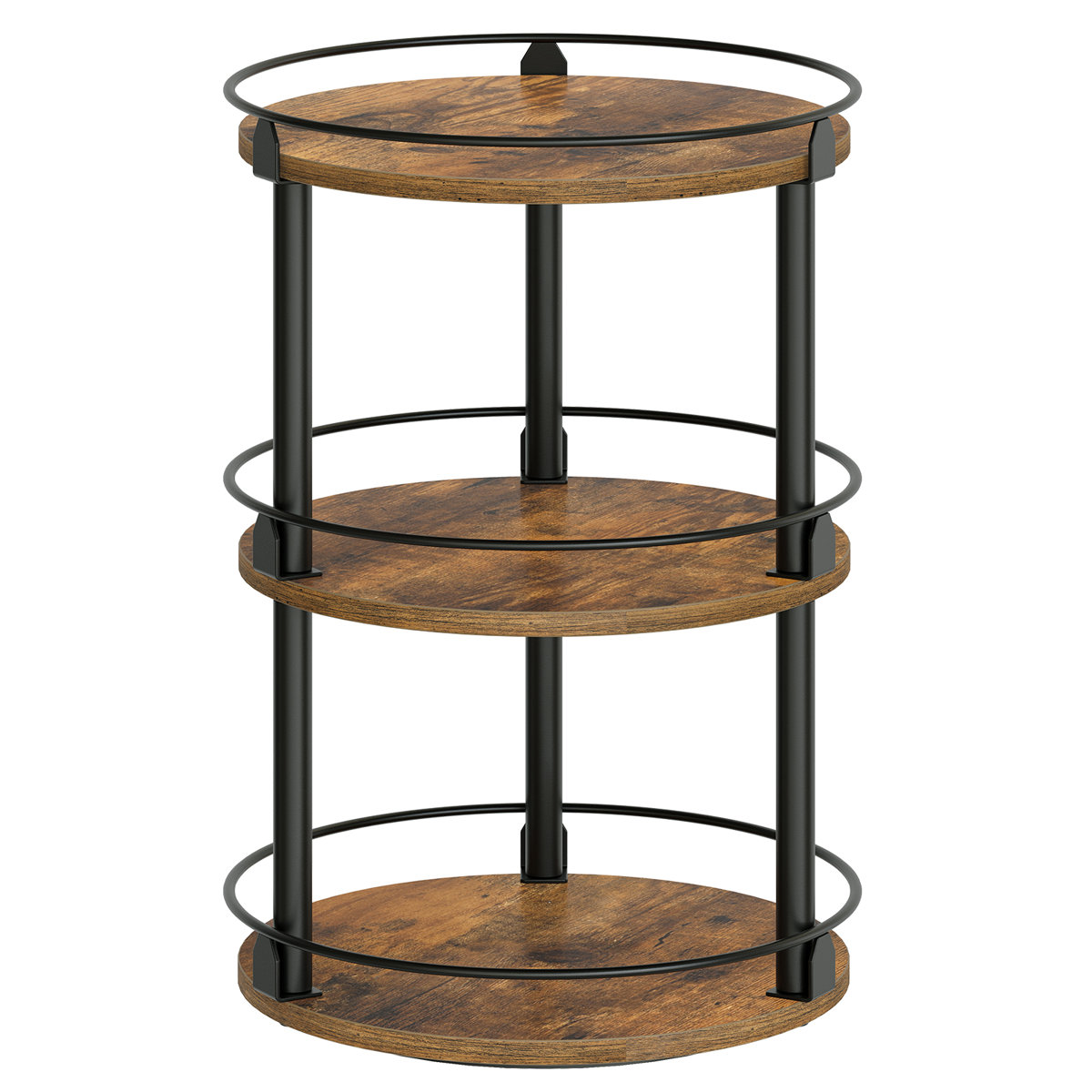 17 Stories 3-tier Lazy Susan Organizer, Rotating Spice Rack | Wayfair