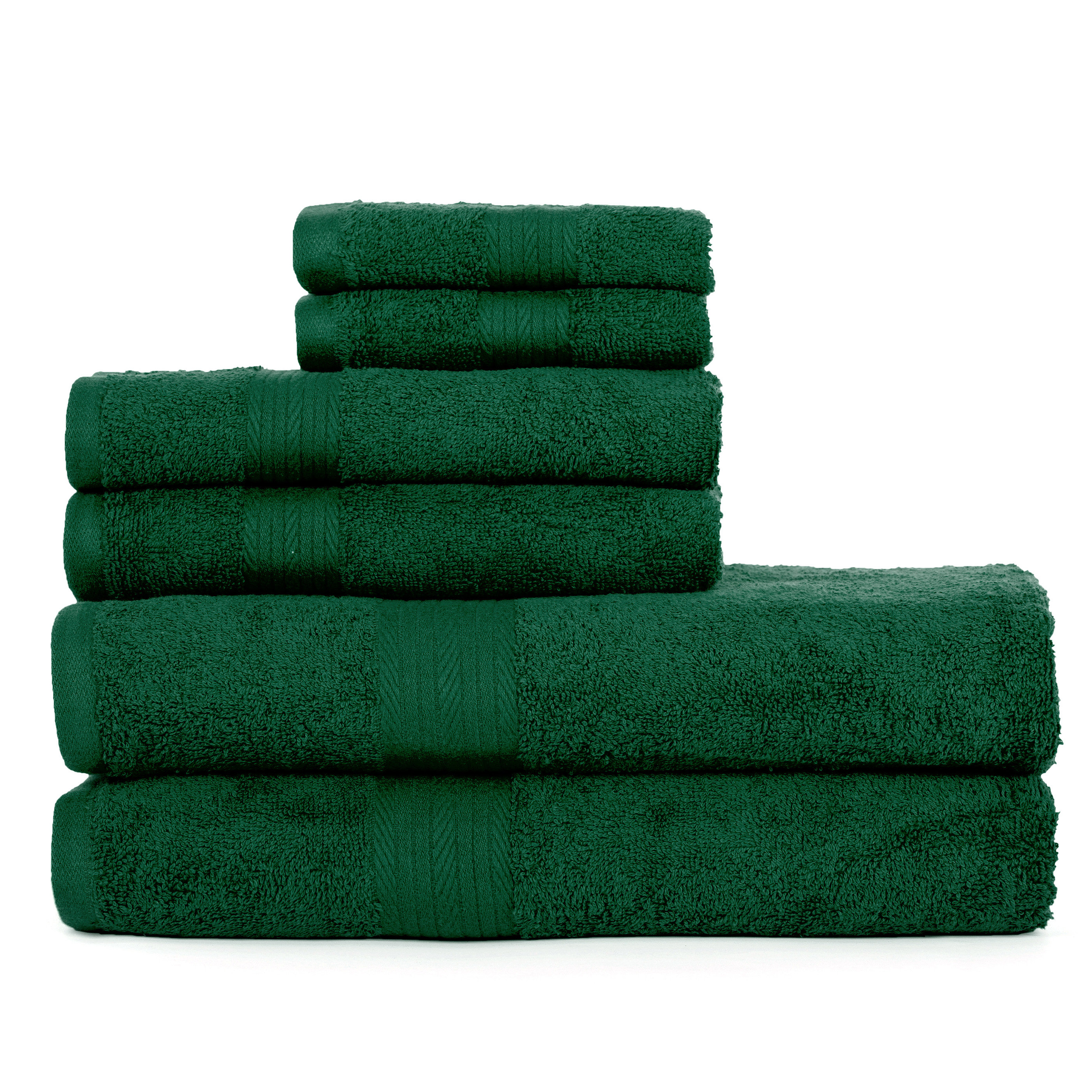Latitude Run® Como Smooth Soft and Thick 100% Cotton Towel Set ...