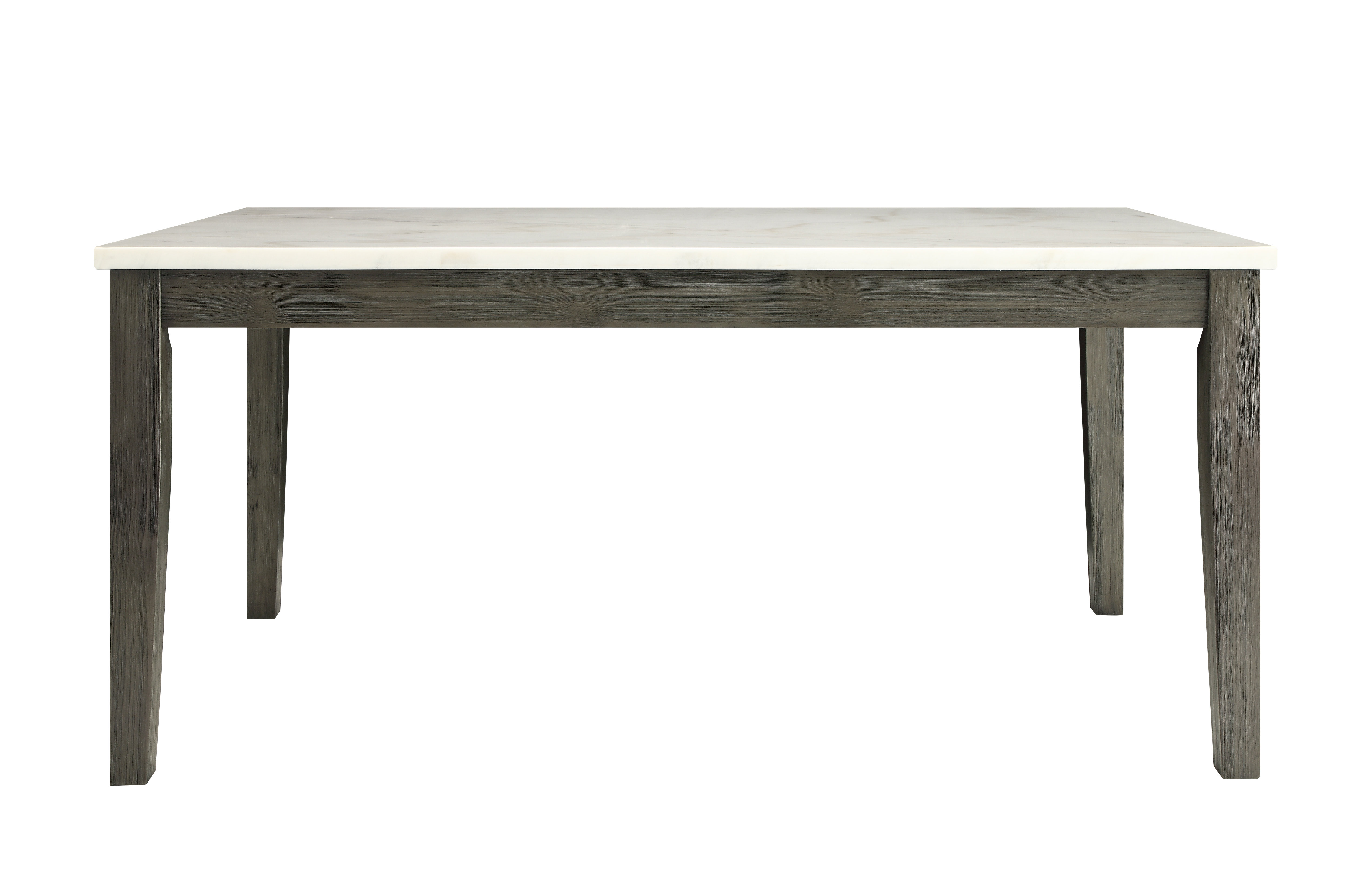 Gracie Oaks Seamon Wooden Dining Table, Rectangular Leg Dining Table ...