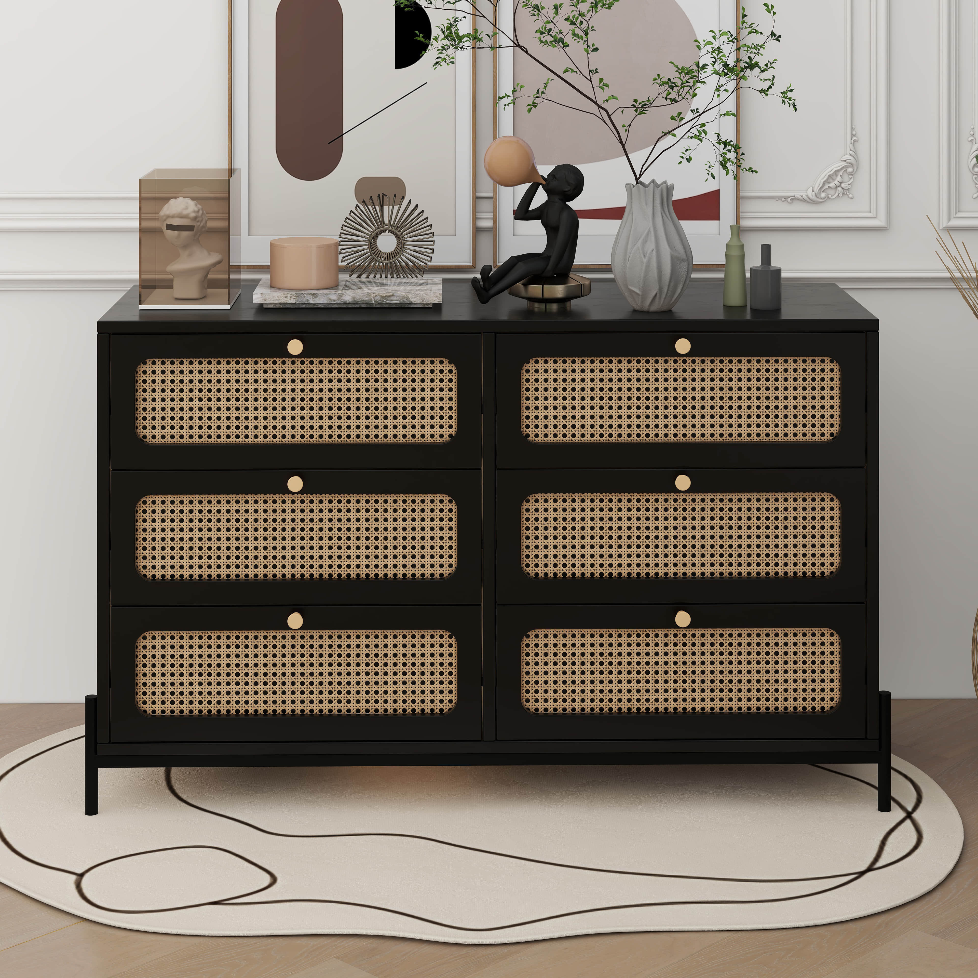 Dakota Fields Wooden Boho Dresser Chest Of Drawers - Wayfair Canada