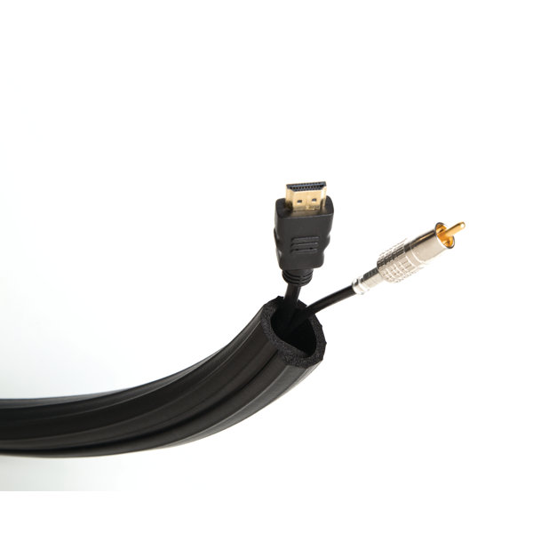 UT Wire Cable Management 12 Ft Flexi Cable Wrap & Reviews | Wayfair