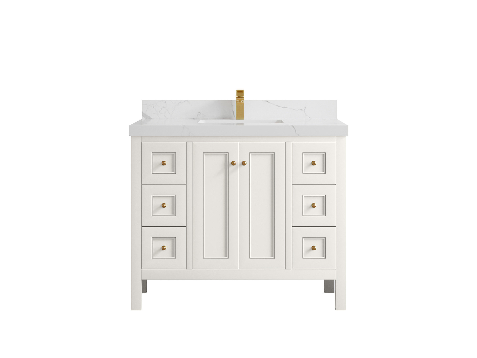 Willow Collections Nashville 4. W X 2. D Single Sink Bathroom Vanity In ...
