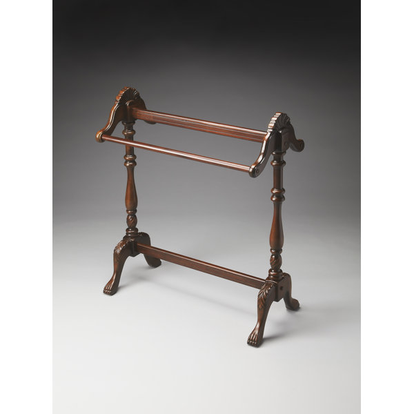 Lark Manor Andert Cherry Quilt Rack & Reviews | Wayfair