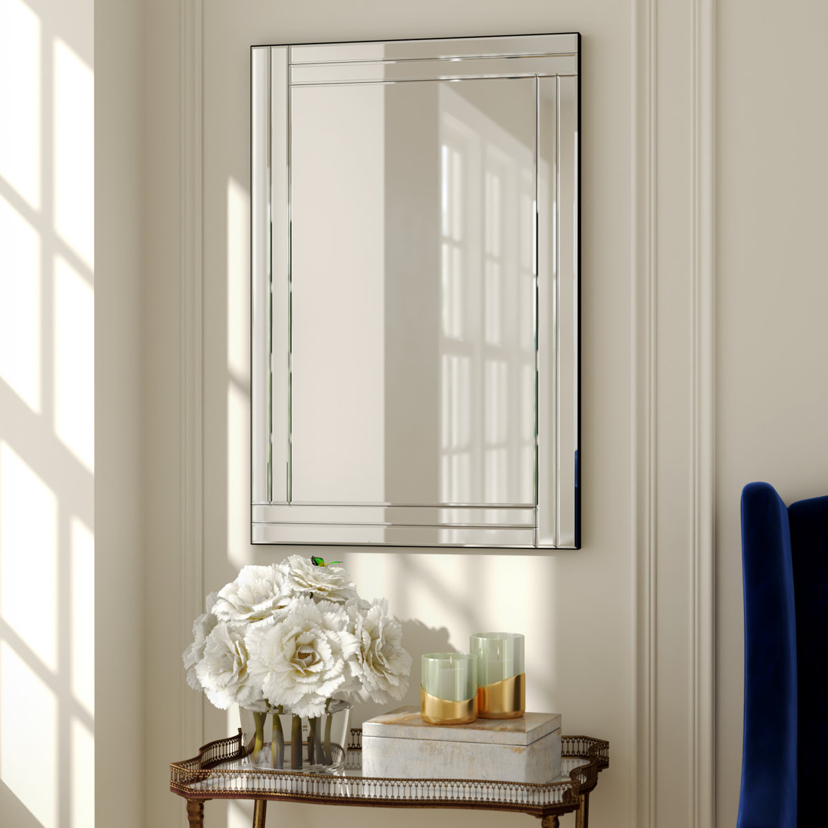 House of Hampton Alfredo Modern & Contemporary Accent Framed Rectangle ...