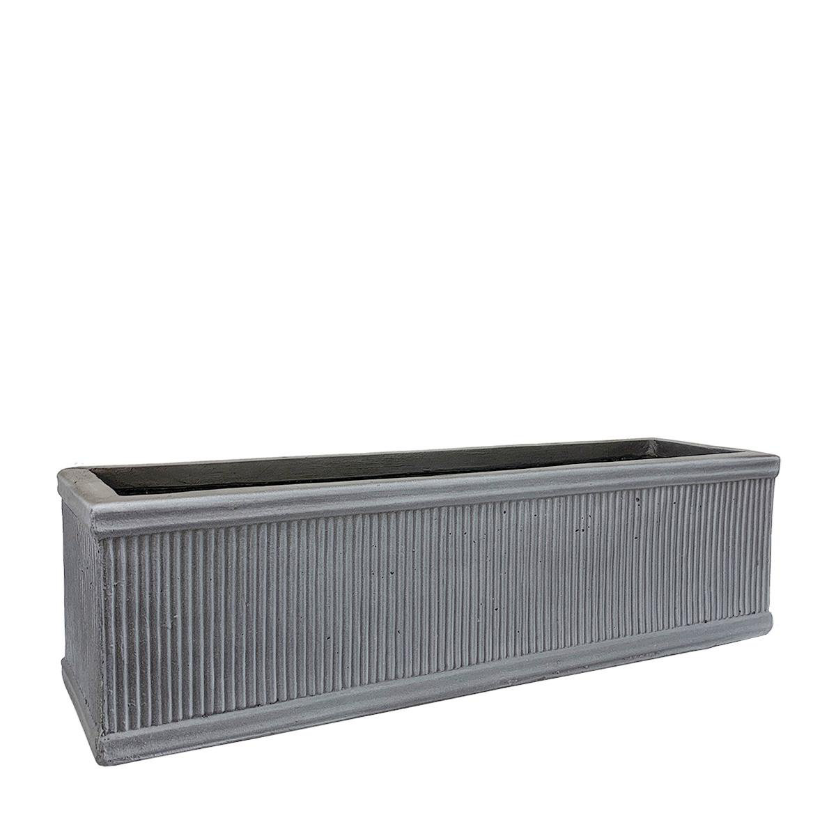 HORTICO Large Window Box Planter, Frostproof Outdoor Plant Pot, Vintage ...