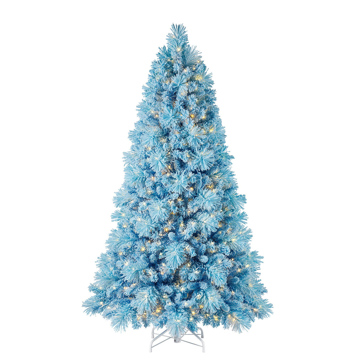 Polygroup Trading Ltd 6' 5" H Light Blue Realistic Artificial Pine ...