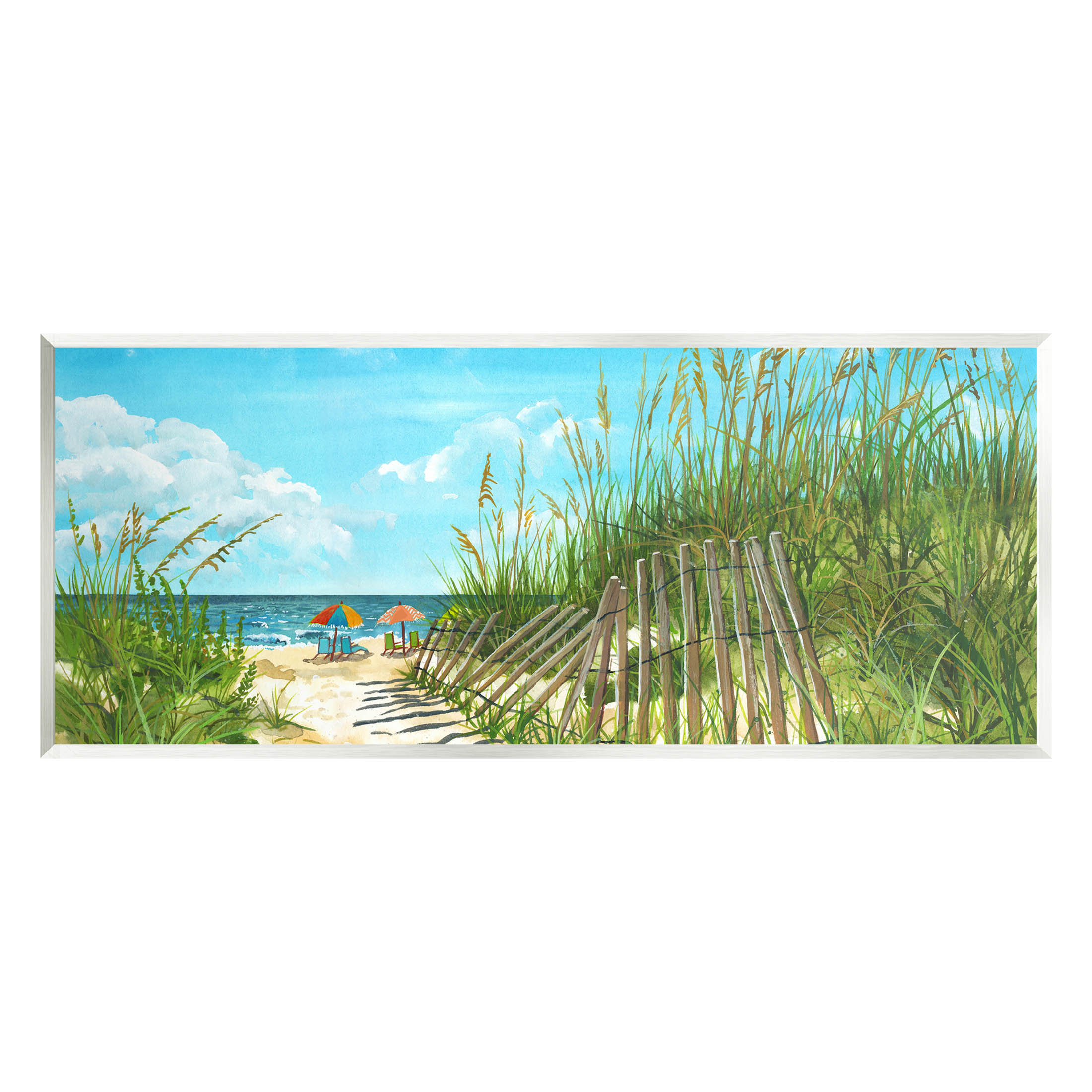 Stupell Industries " Sandy Beach Path Landscape " by Erica Christopher ...
