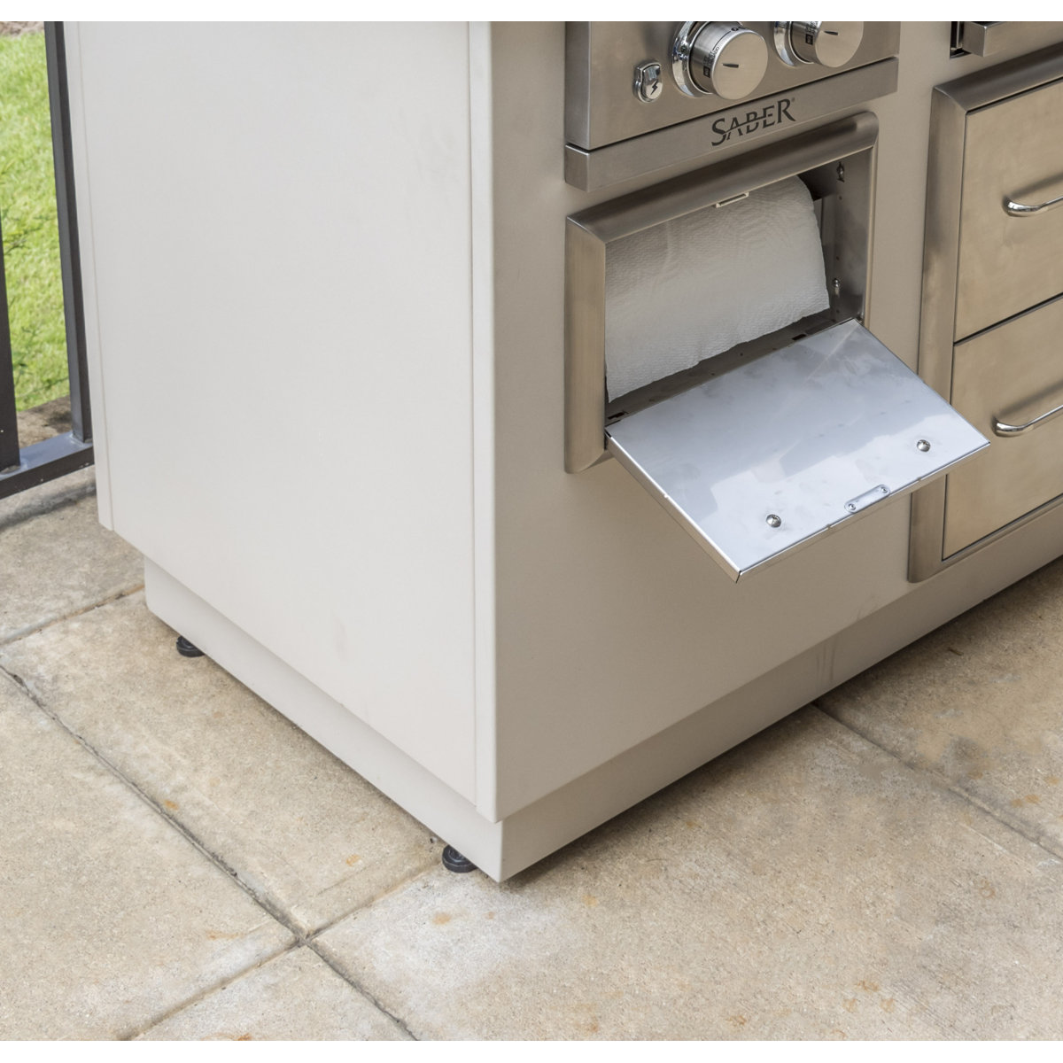 SABER® Stainless Steel Drop-In Paper Towel Holder | Wayfair