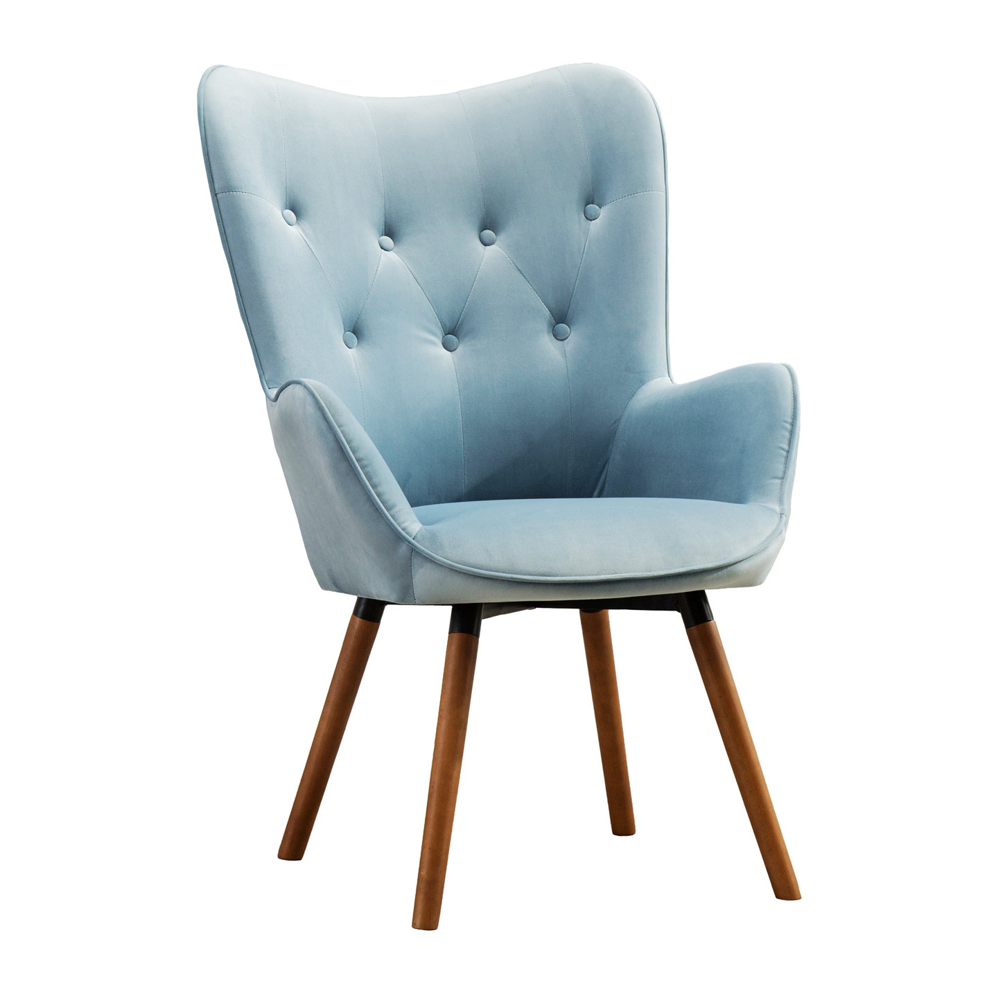 George Oliver Deryl 30.05'' Wide Tufted Side Chair | Wayfair