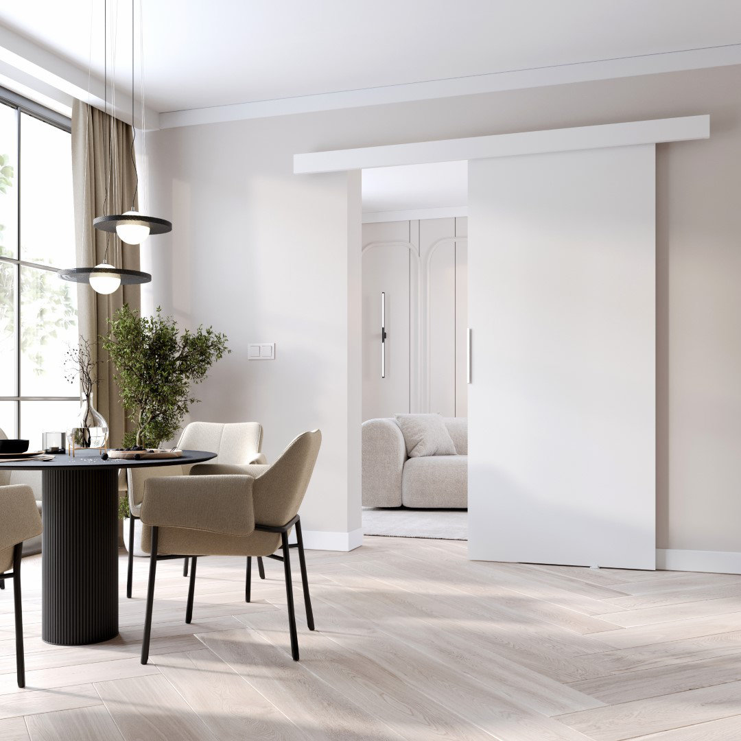 17 Stories Lennen Sliding Door Prefinished & Reviews | Wayfair.ie