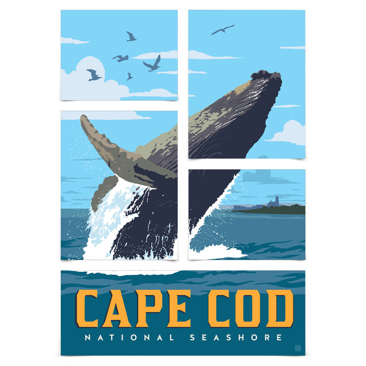 Trinx Set Of 5 Cape Cod Wall Art Modern Home Decor Wall Prints ...