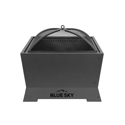 Blue Sky Outdoor Living Domed Square Fire Pit Spark Screen | Wayfair