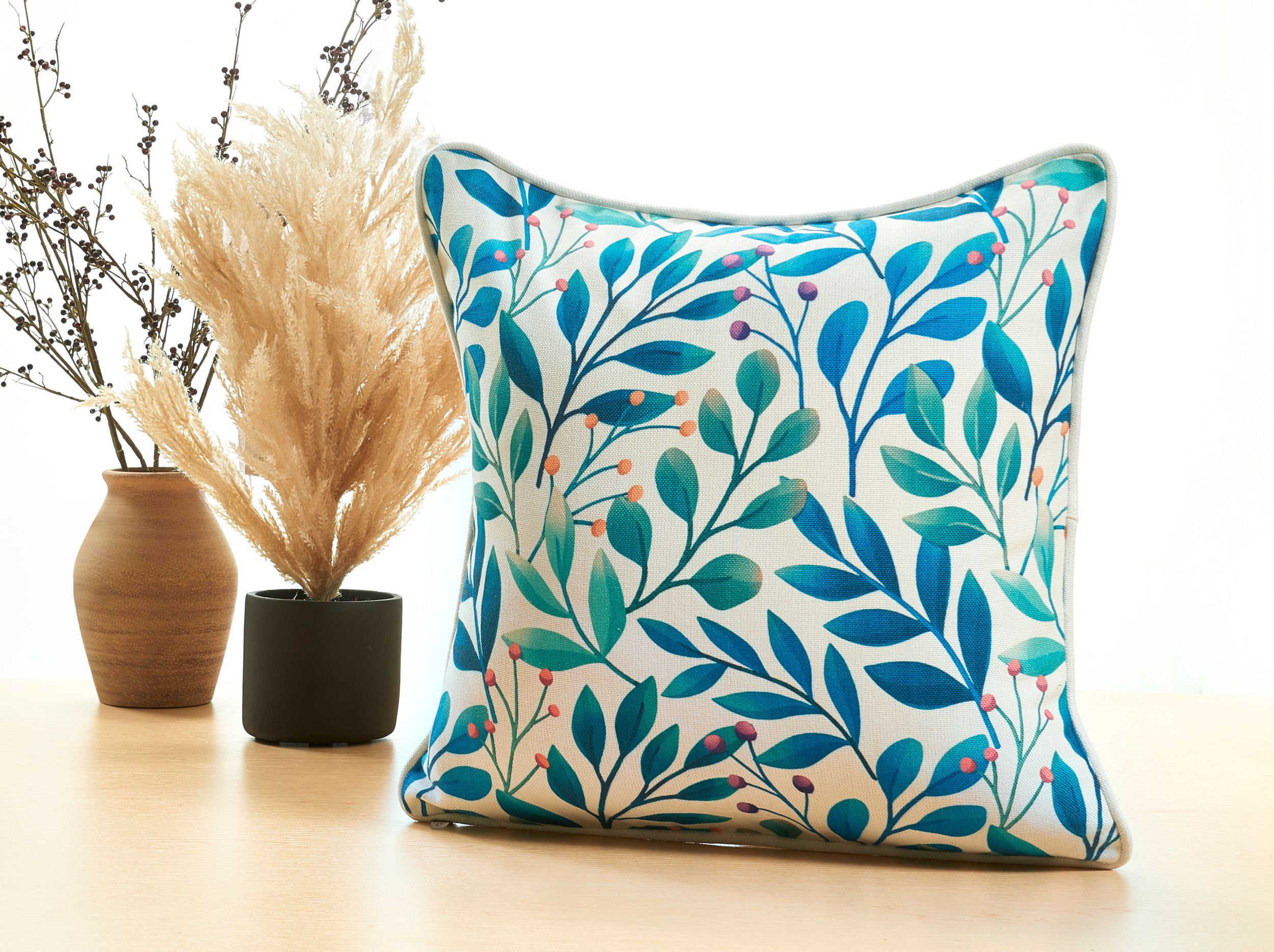 FH Home Indoor Outdoor Throw Pillows Stain-Resistant Machine Wash ...