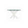 Lark Manor Alejoa 48"Round Glass Top Dining Table With Solid Wood Base ...