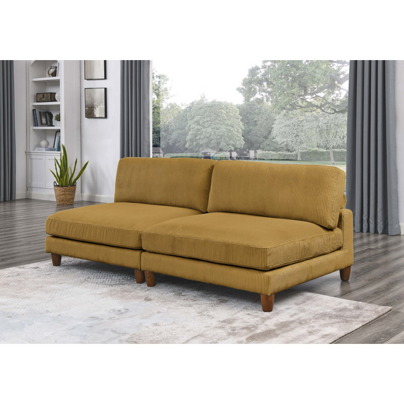 Latitude Run® Ritzman 89'' Corduroy Loveseat & Reviews | Wayfair