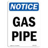 SignMission Gas Pipe Sign | Wayfair