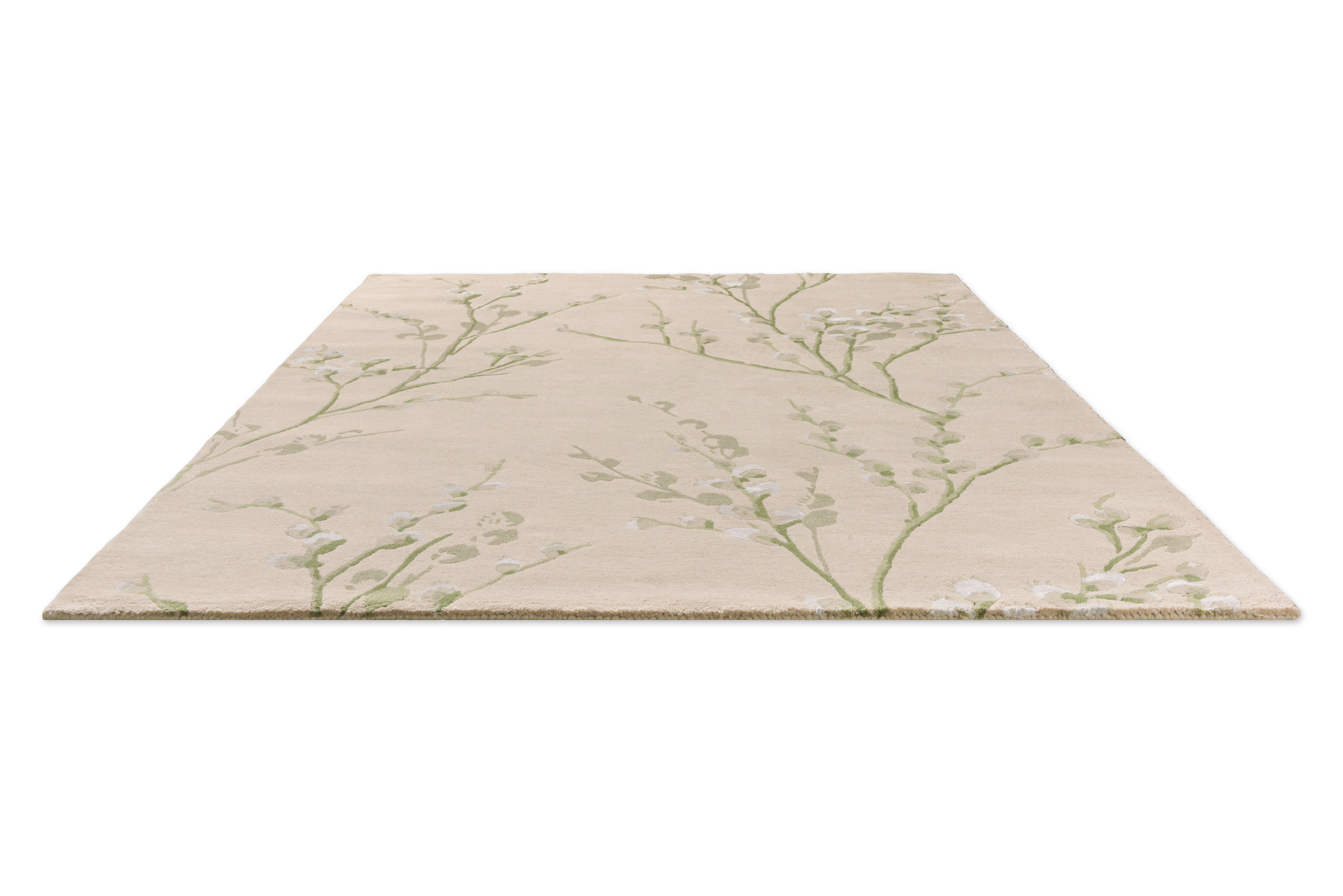 Laura Ashley LA Pussy Willow Hedgerow Green 079807 140X200 | Wayfair