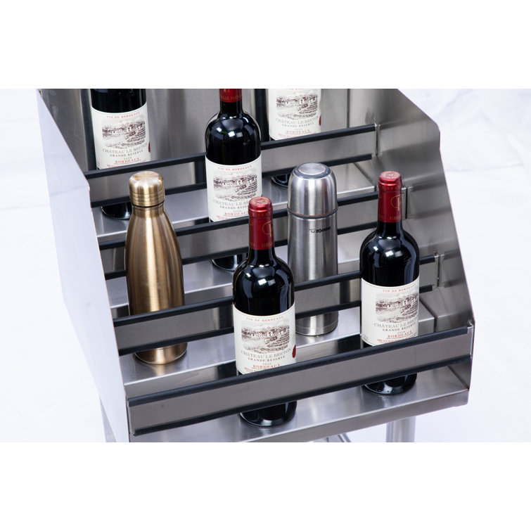 Restaurant Supply Depot Stainless Steel Liquor Display Racks & Cabinets ...