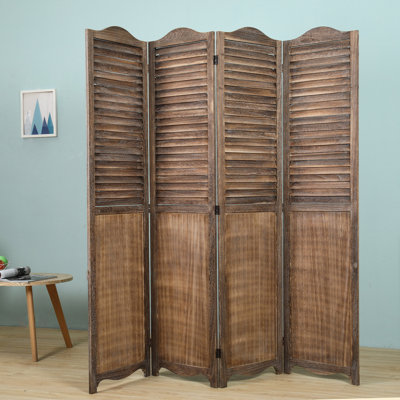 Laurel Foundry Modern Farmhouse® Venilale 68'' W x 70'' H 4 - Panel ...