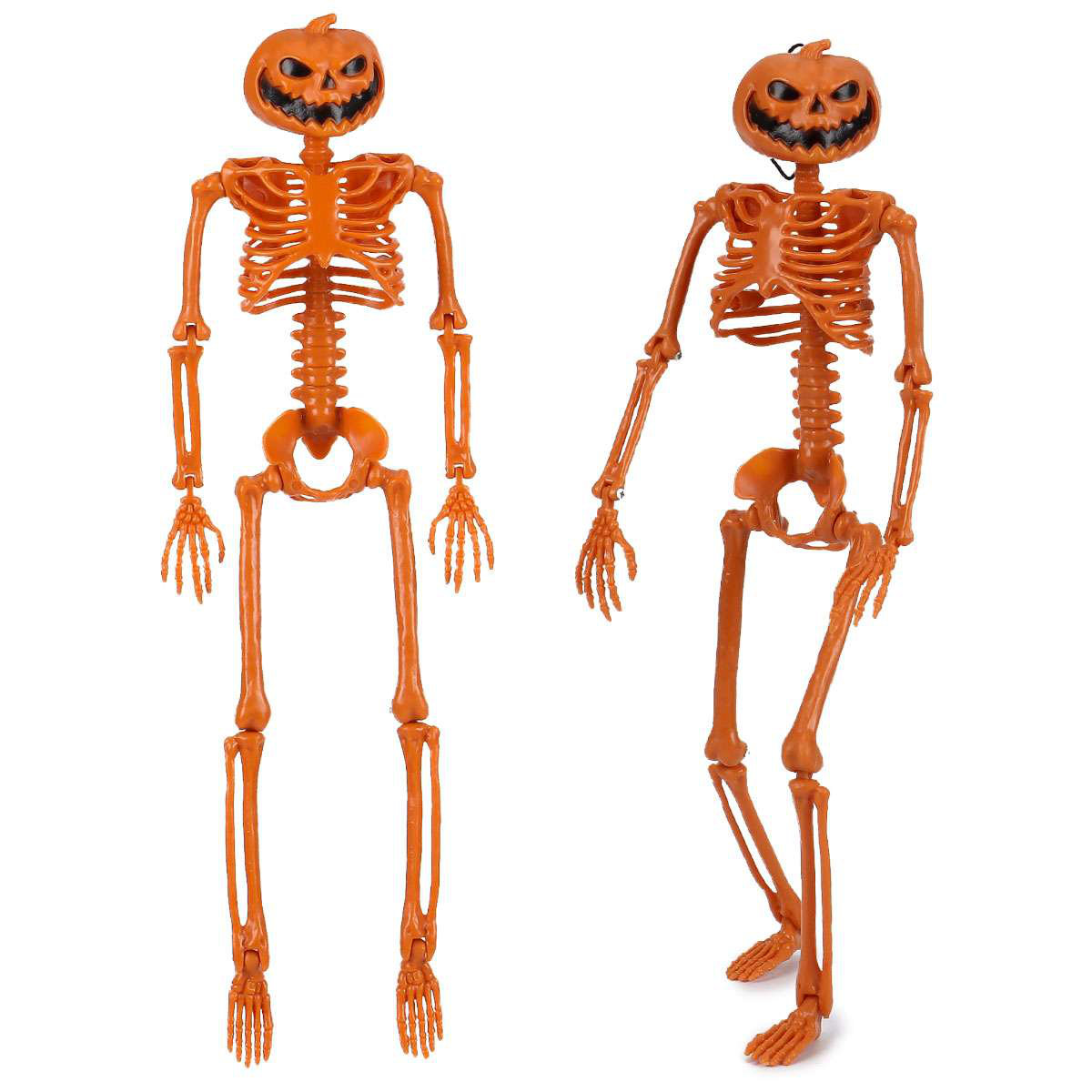 The Holiday Aisle® Set of 2 Halloween Skeleton Decorations Posable ...