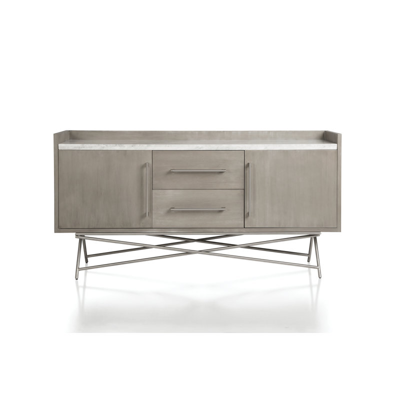 Wade Logan® Caitlen 72'' Wide 2 Drawer Sideboard & Reviews | Wayfair