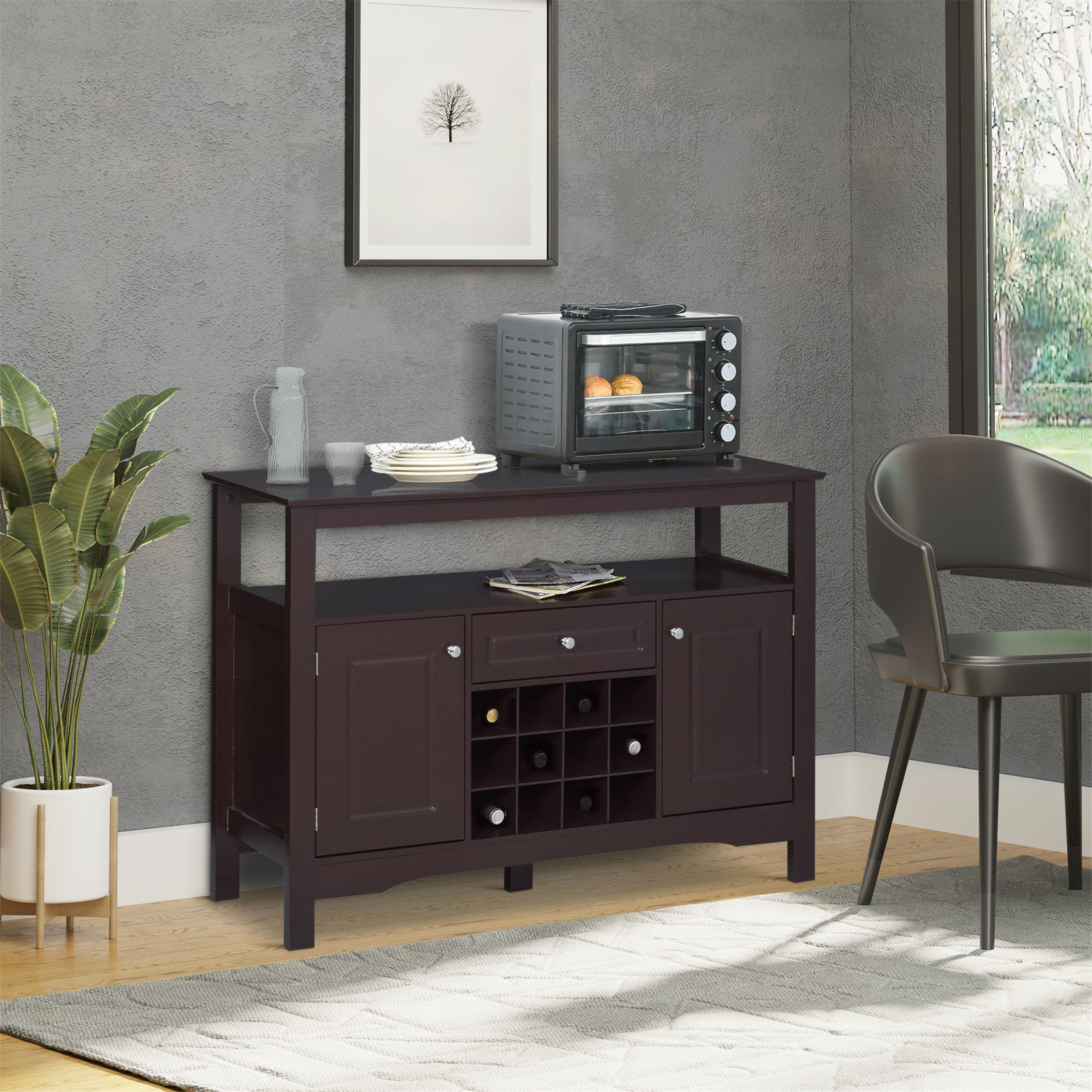 Lark Manor™ Versatile Modern Buffet Cabinet with Multiple Storage ...