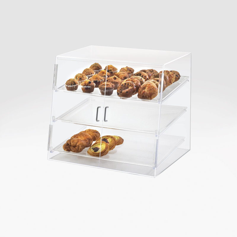 Cal-Mil Classic Three Tier Slanted Front Acrylic Display Case - 26 1/2 ...