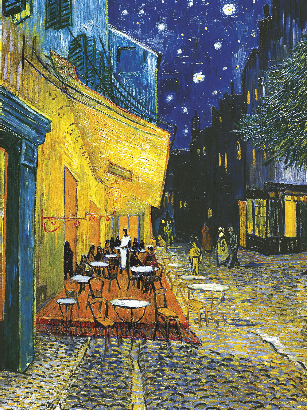 Vault W Artwork Pavement Cafe by Vincent Van Gogh - Wrapped Canvas ...